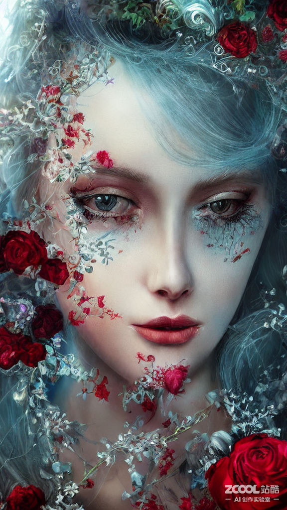 #AI创作实验室#绝代佳人，风姿绰约，梦回仙境般美丽_beaufff-站酷ZCOOL