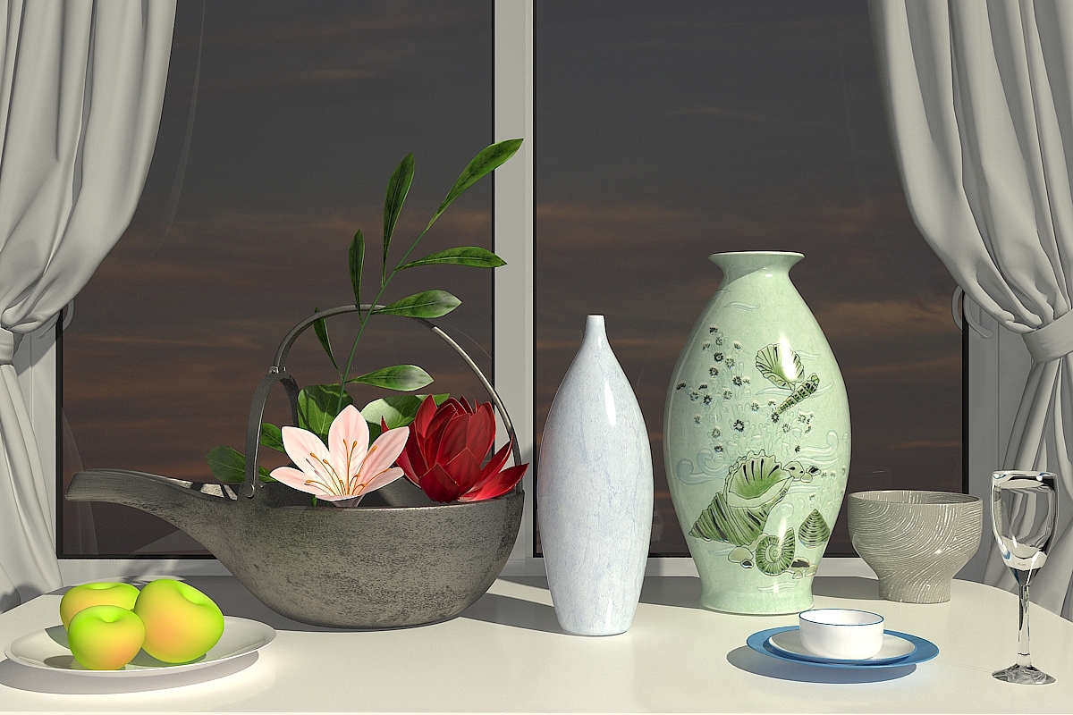 静物渲染（3Dmax+VRay）_WXHe-站酷ZCOOL
