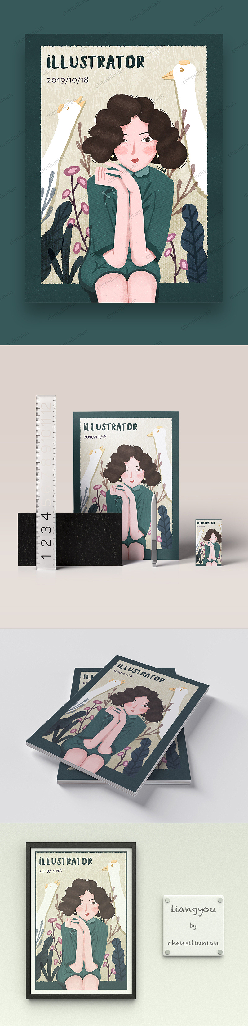 复古人物手绘_西格XiGe-站酷ZCOOL