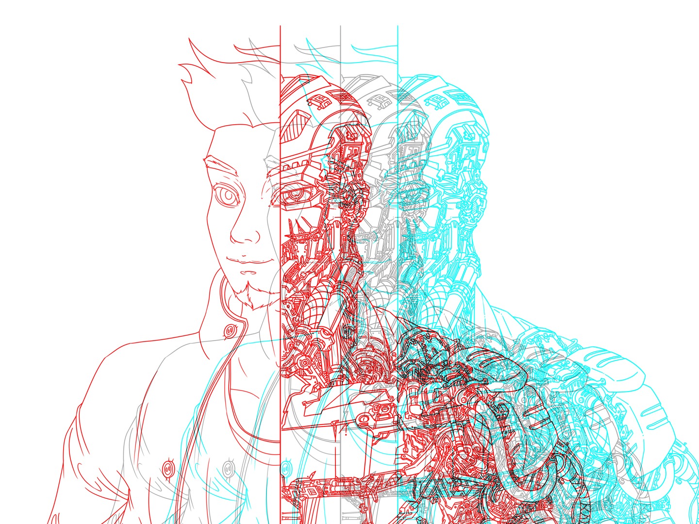 半机械人_梦龙MVSL-站酷ZCOOL