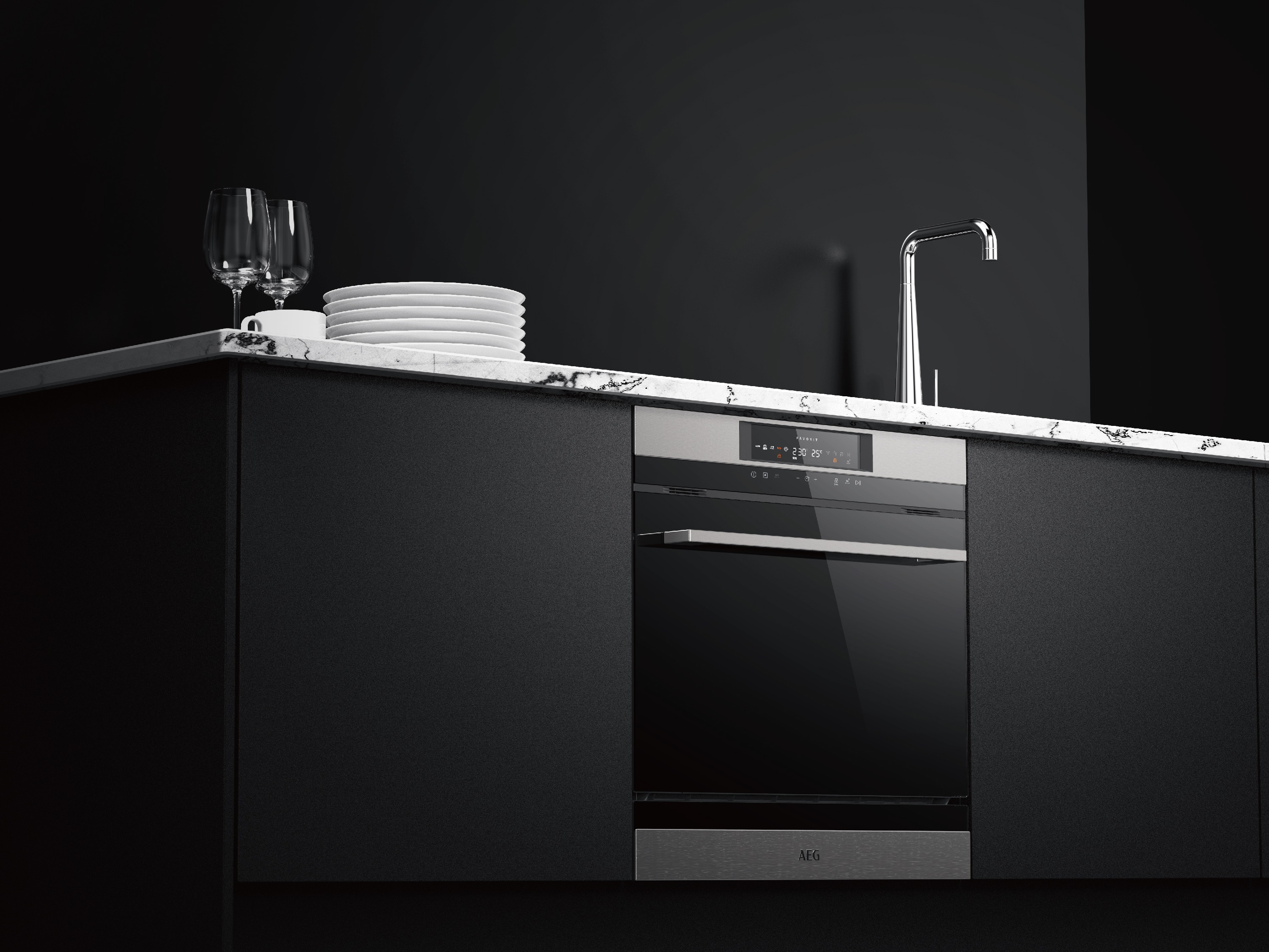 AEG 嵌入式8套洗碗机_LX_studio-站酷ZCOOL