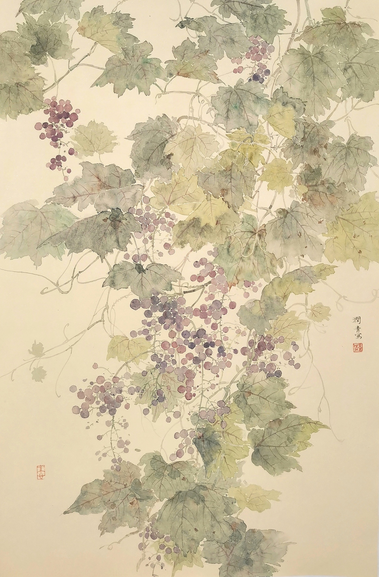 奶奶家的葡萄_字安吉Anji-站酷ZCOOL