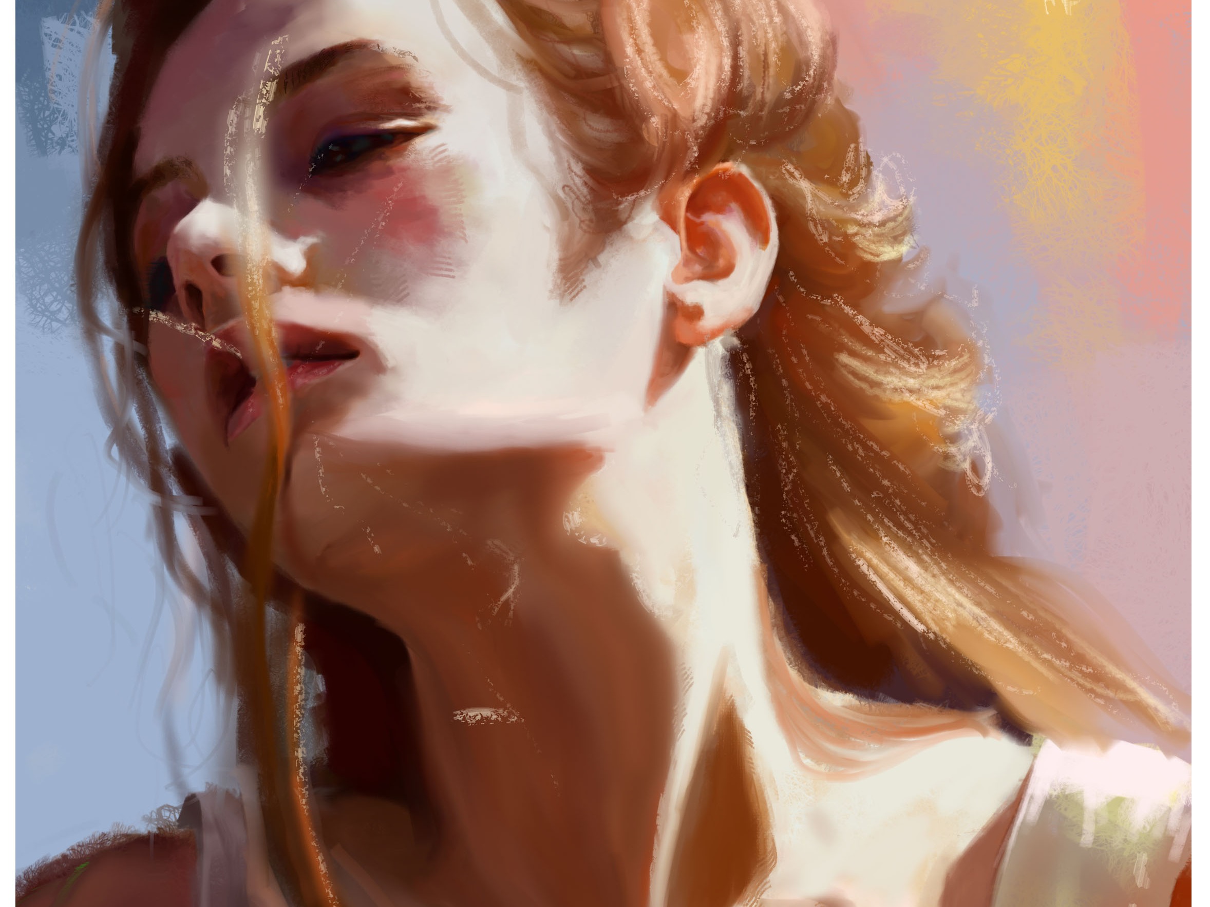 厚涂人像_kuku拉索西西-站酷ZCOOL