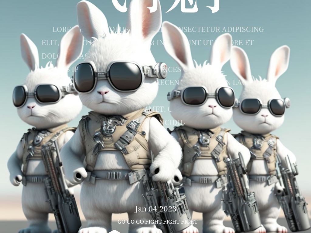 飞行兔子 2023-1-4_DOTCH-站酷ZCOOL