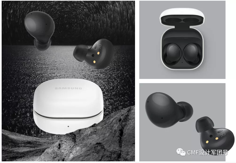 三星TWS耳机Galaxy Buds 2发布，采用内外双色拼接设计_CMF设计军团-站酷ZCOOL