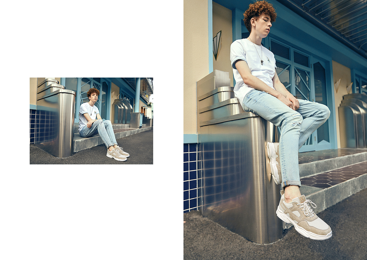 cabbeen shoes 2020 summer 卡宾男鞋2020夏_johnny_fl-站酷ZCOOL