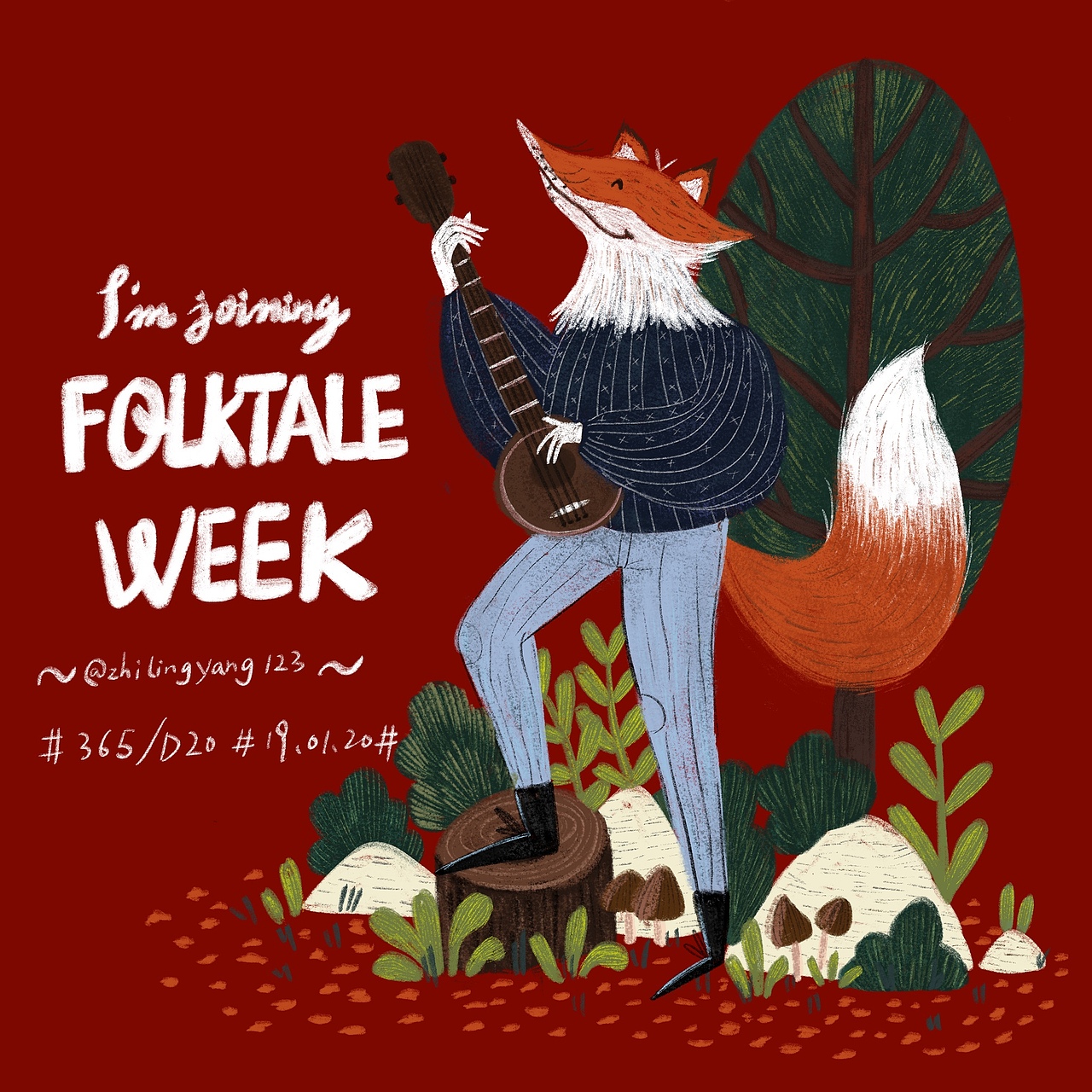 【365每日一画／D20】临摹_插画师杨志玲-站酷ZCOOL