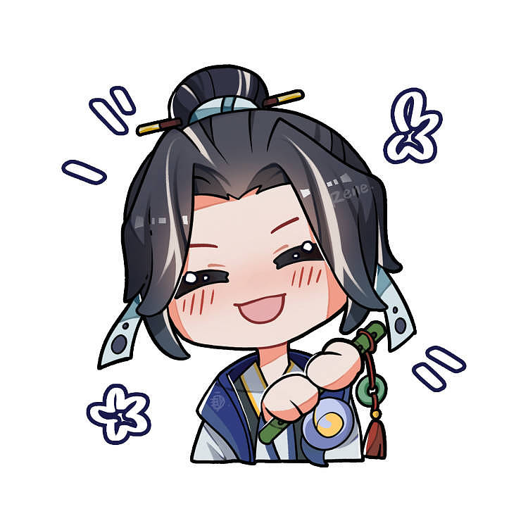 画了四只赵怀真小表情哟！_Rene白沙-站酷ZCOOL