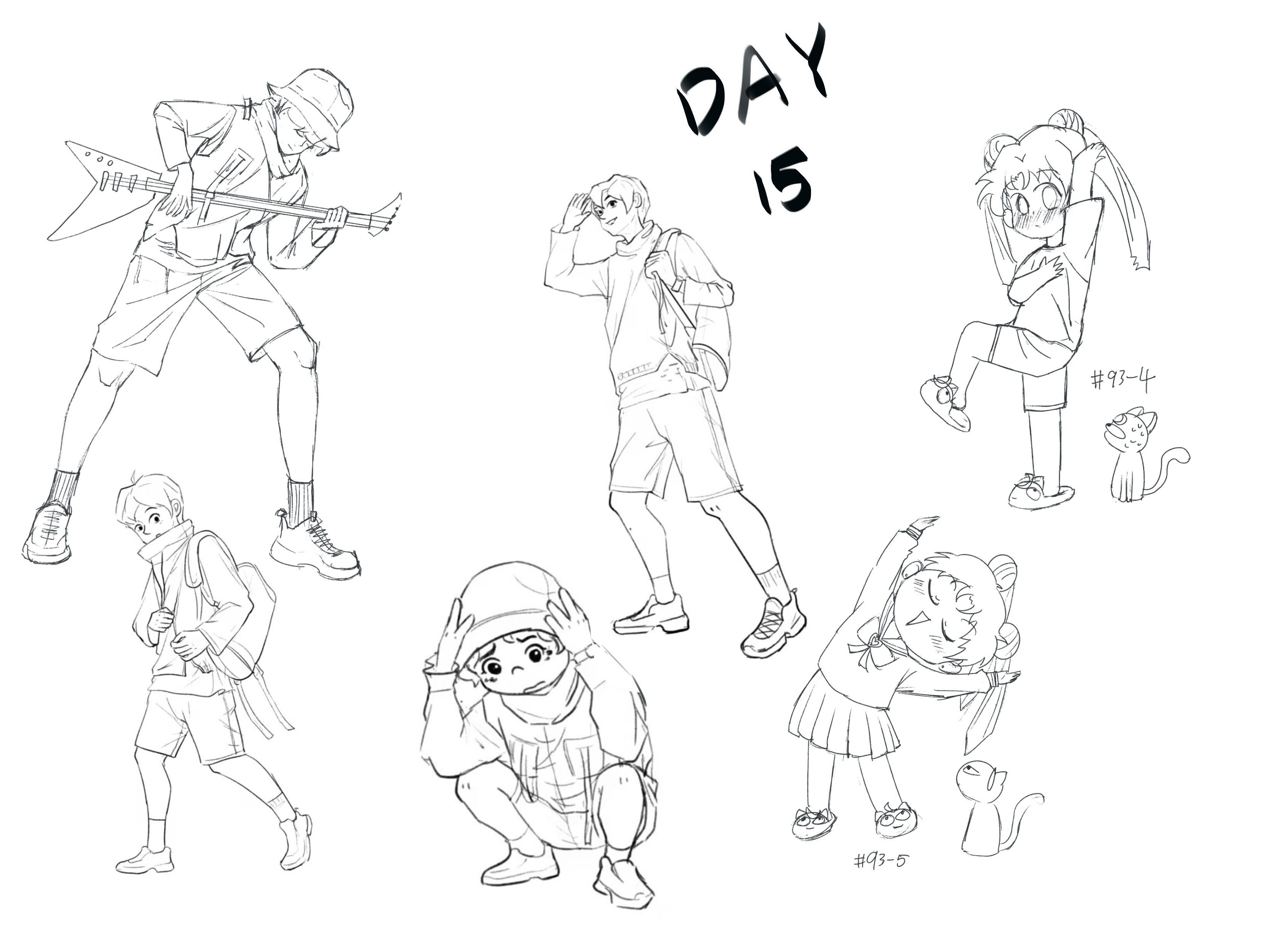 #速写60天挑战赛#day15@速写班长_飞奔的小石头-站酷ZCOOL