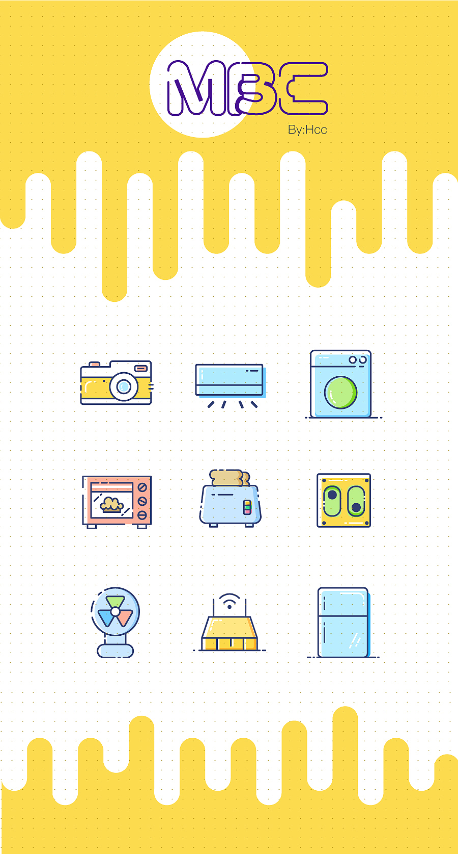 EXERCISE31_UI_电器icon_黄子子-站酷ZCOOL