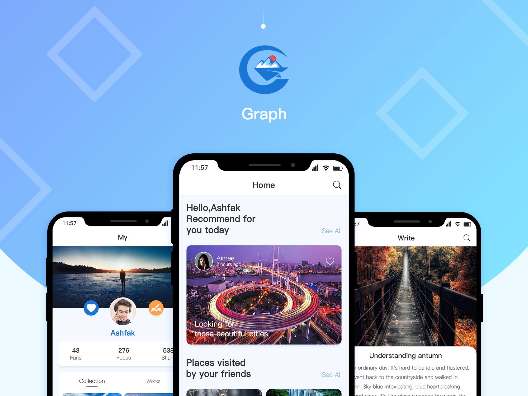 Graph APP界面展示_幻梦一夏-站酷ZCOOL