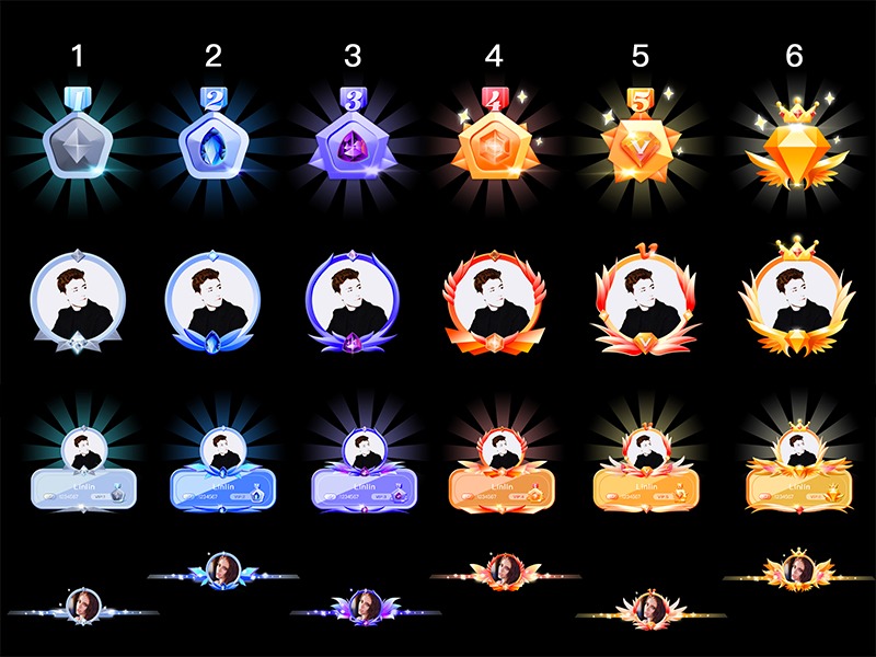 VIP等级勋章_落叶3月-站酷ZCOOL