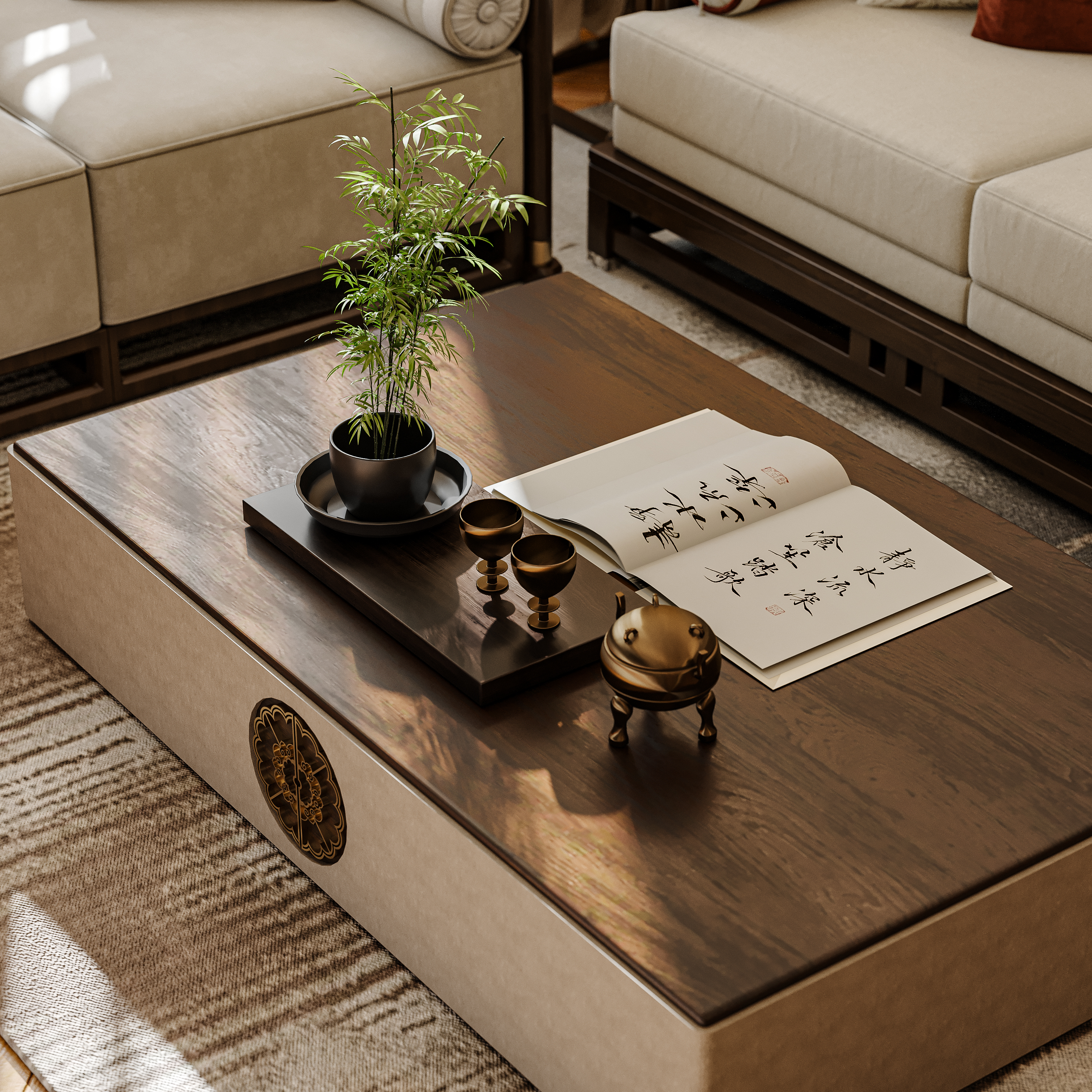 中式—极致空间_三石IDD-站酷ZCOOL