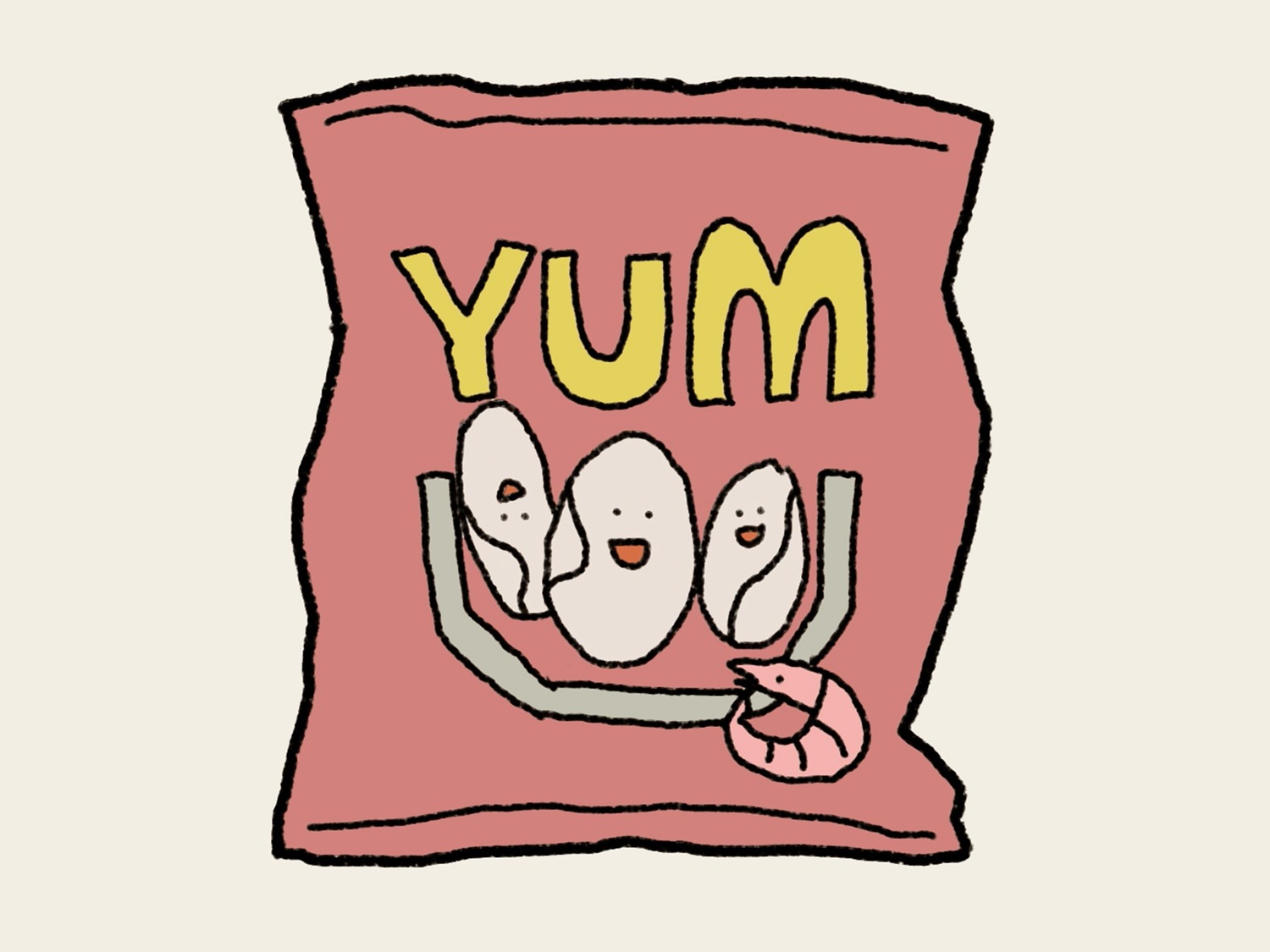 虾 片_Ting汀兰-站酷ZCOOL