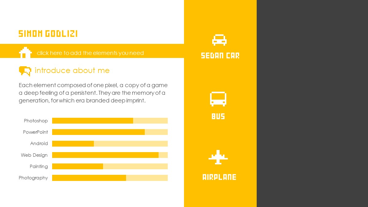 【PIXELS】像素游戏风全动画PPT模板_Simon上帝粒子-站酷ZCOOL