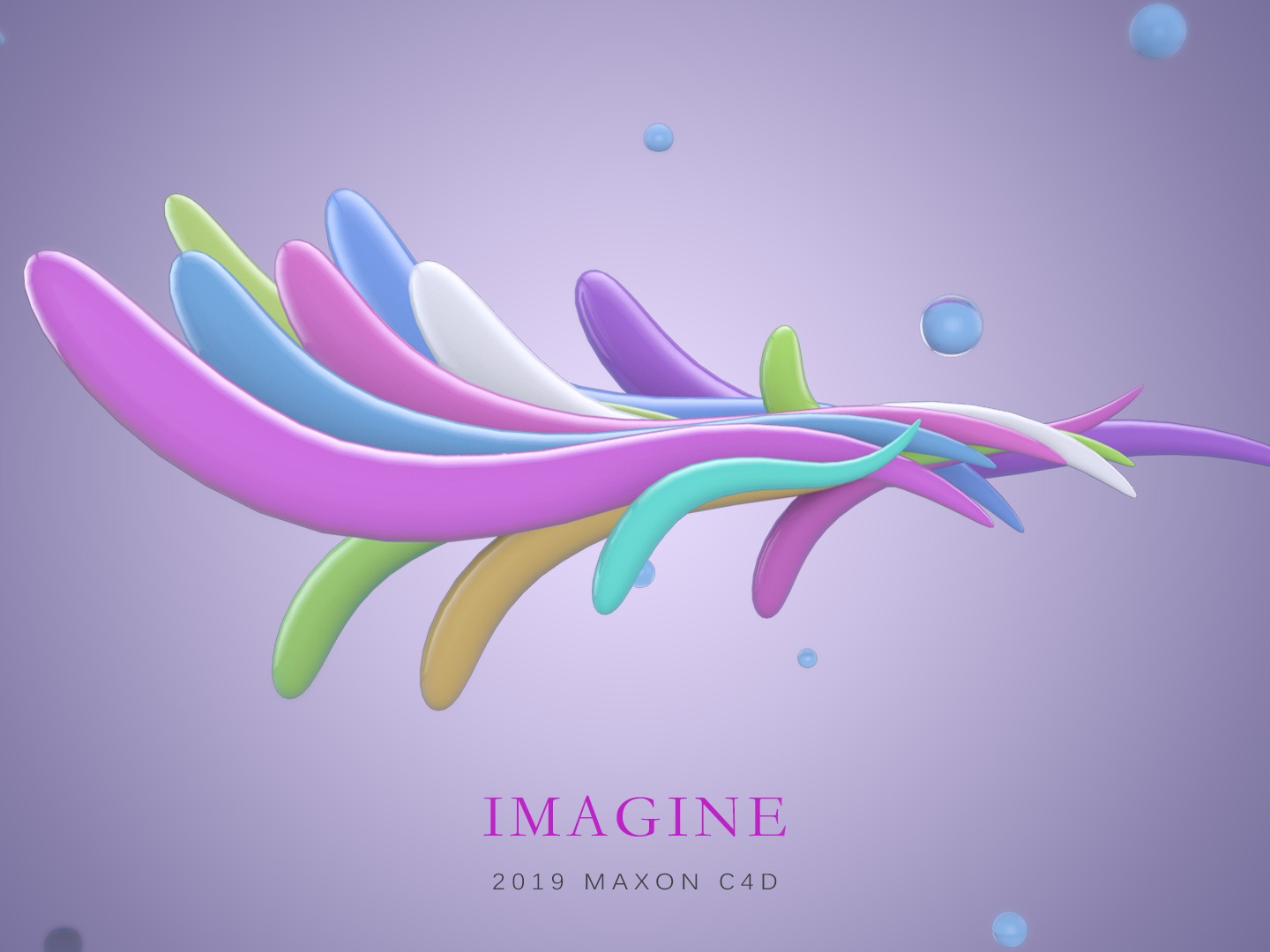 《IMAGINE》 C4D banner_袖手摸鱼-站酷ZCOOL