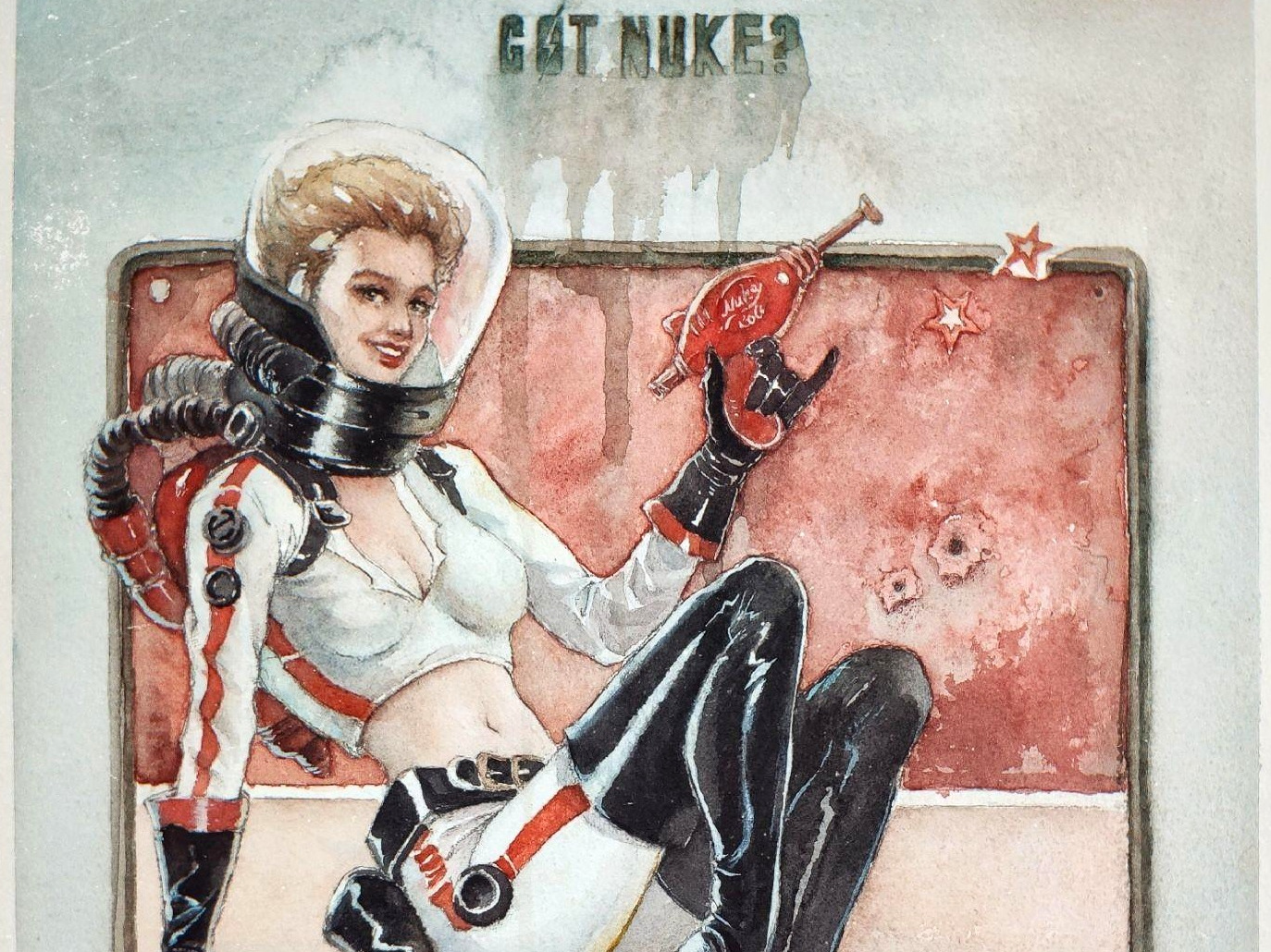 水彩 |GOT NUKE?_金没劲-站酷ZCOOL