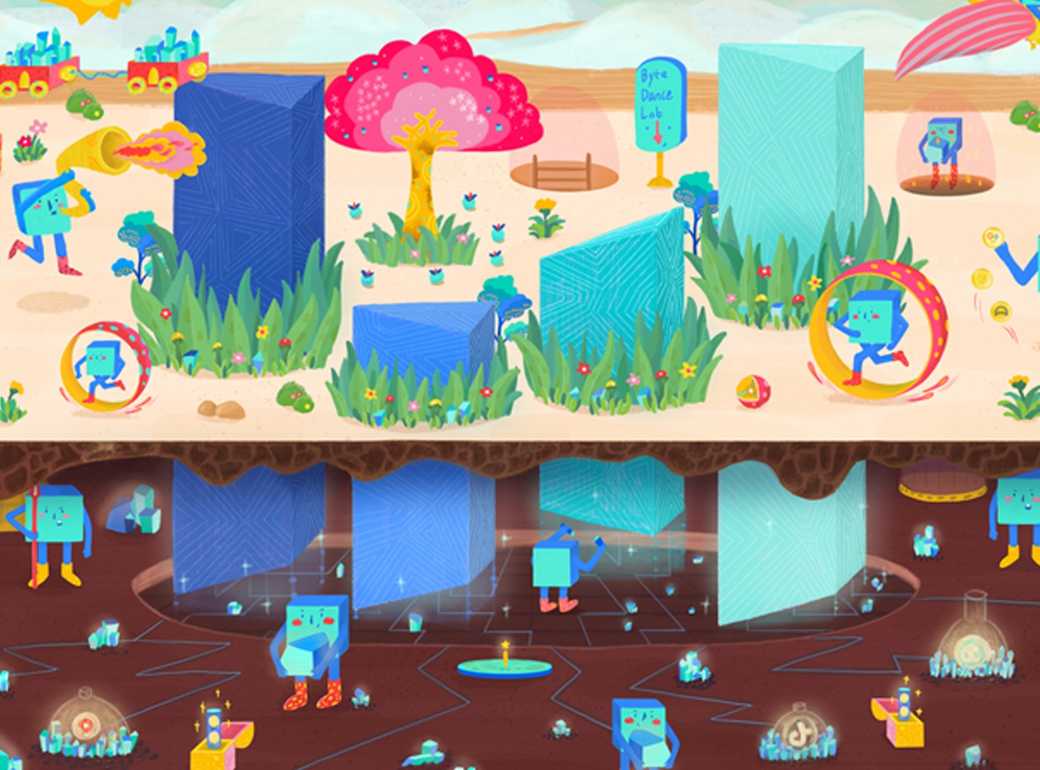 Byte Dance World_cadielong-站酷ZCOOL