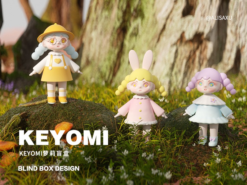 KEYOMI原创IP设计-潮玩盲盒_Alisaxu-站酷ZCOOL