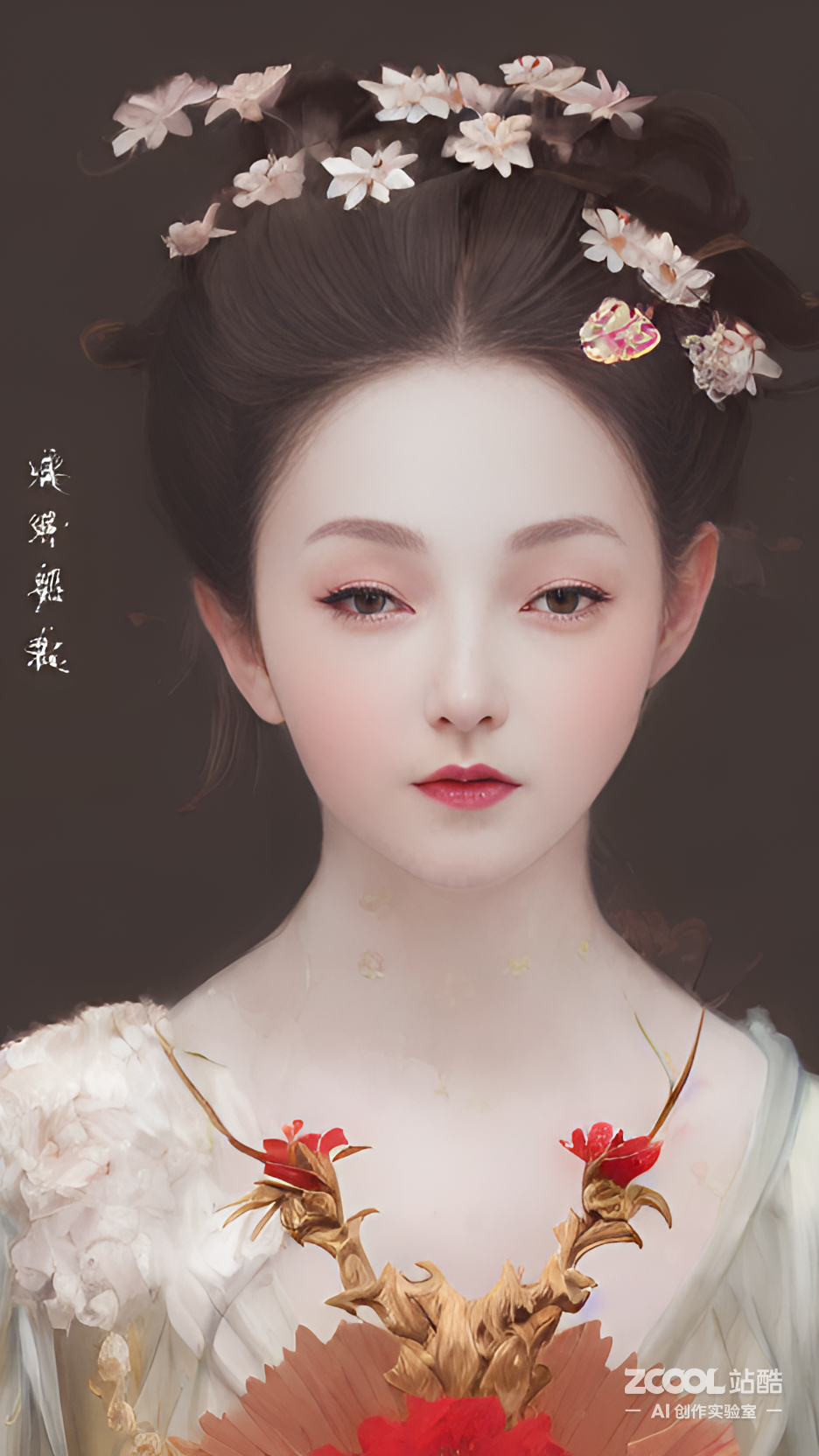 #AI创作实验室#古風女孩肖像_絕世黃瓜-站酷ZCOOL