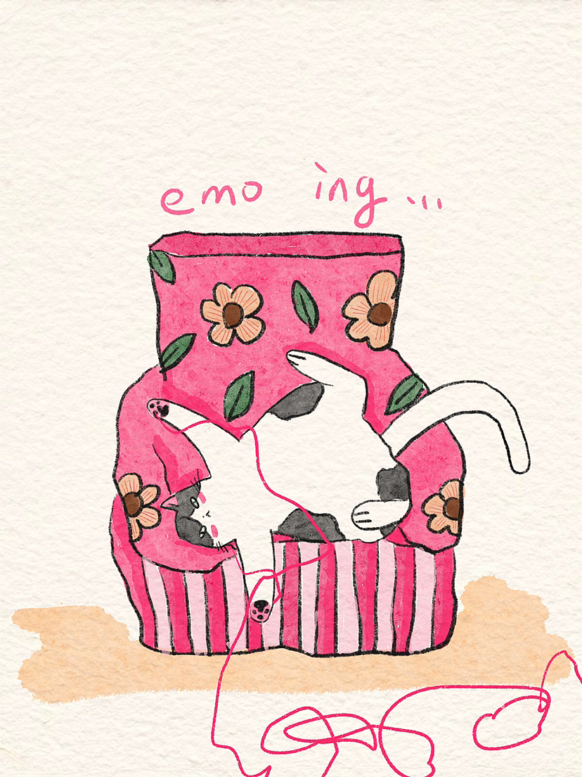 《emo喵》1卡通形象猫咪_suki_wei-站酷ZCOOL