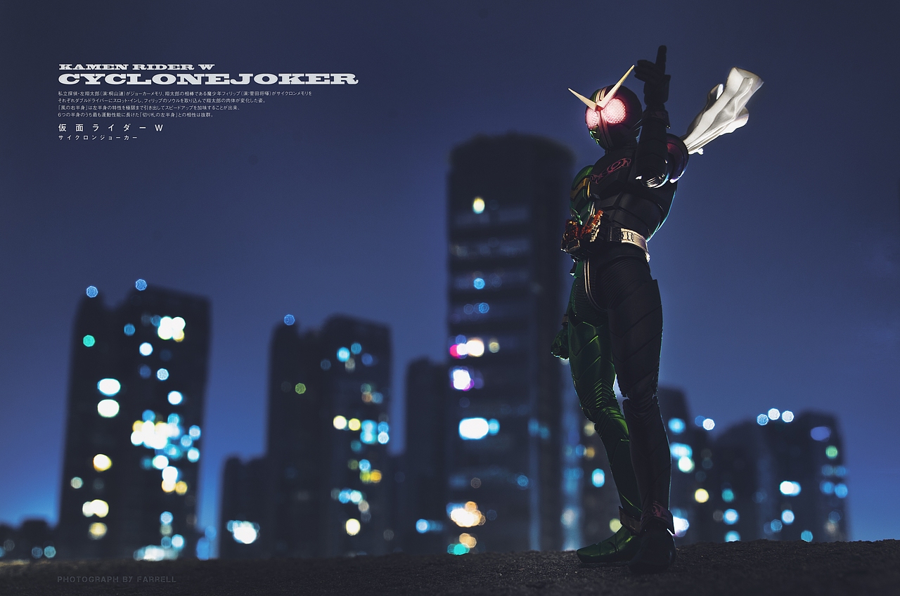 真骨雕-假面骑士W-Cyclone Joker_jac2741-站酷ZCOOL