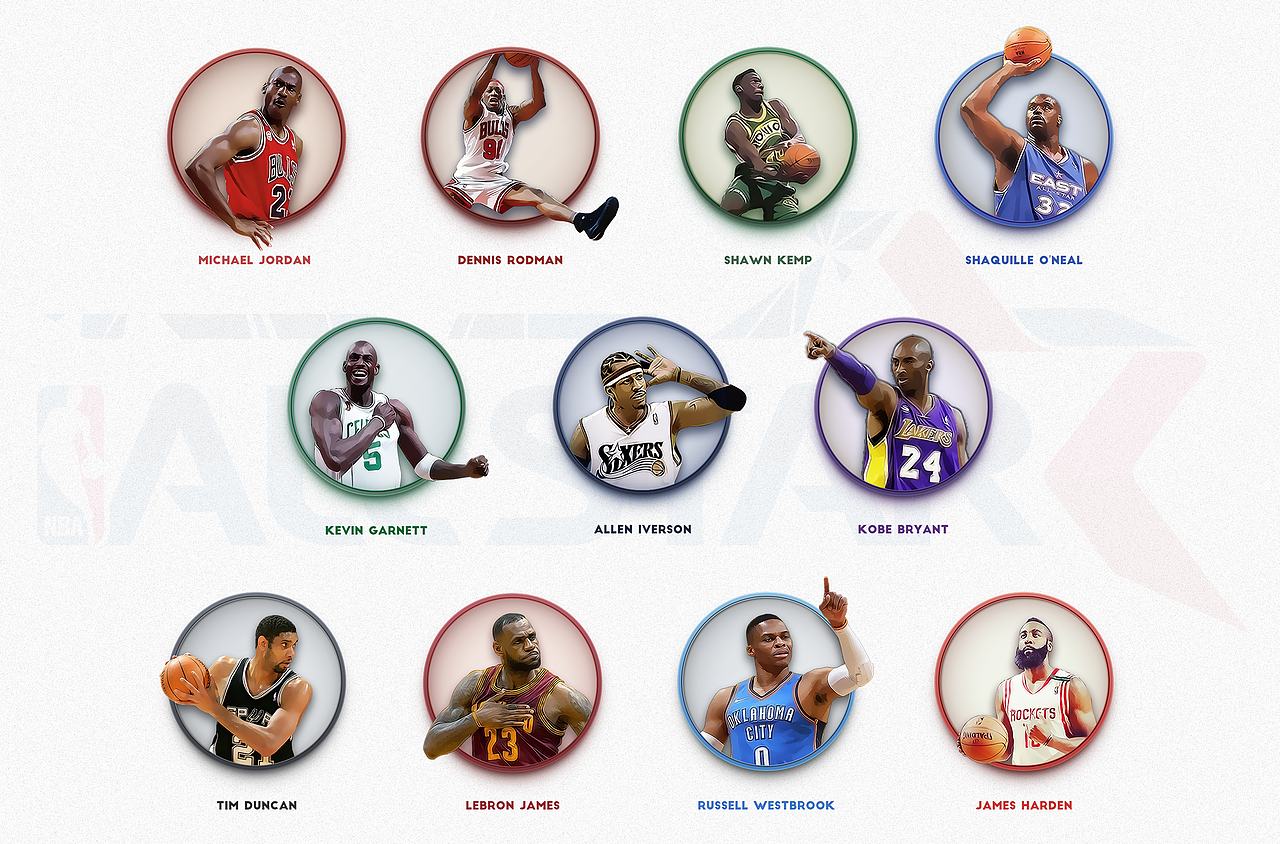 NBA系列设计全家桶_焦仙儿的个人日记-站酷ZCOOL