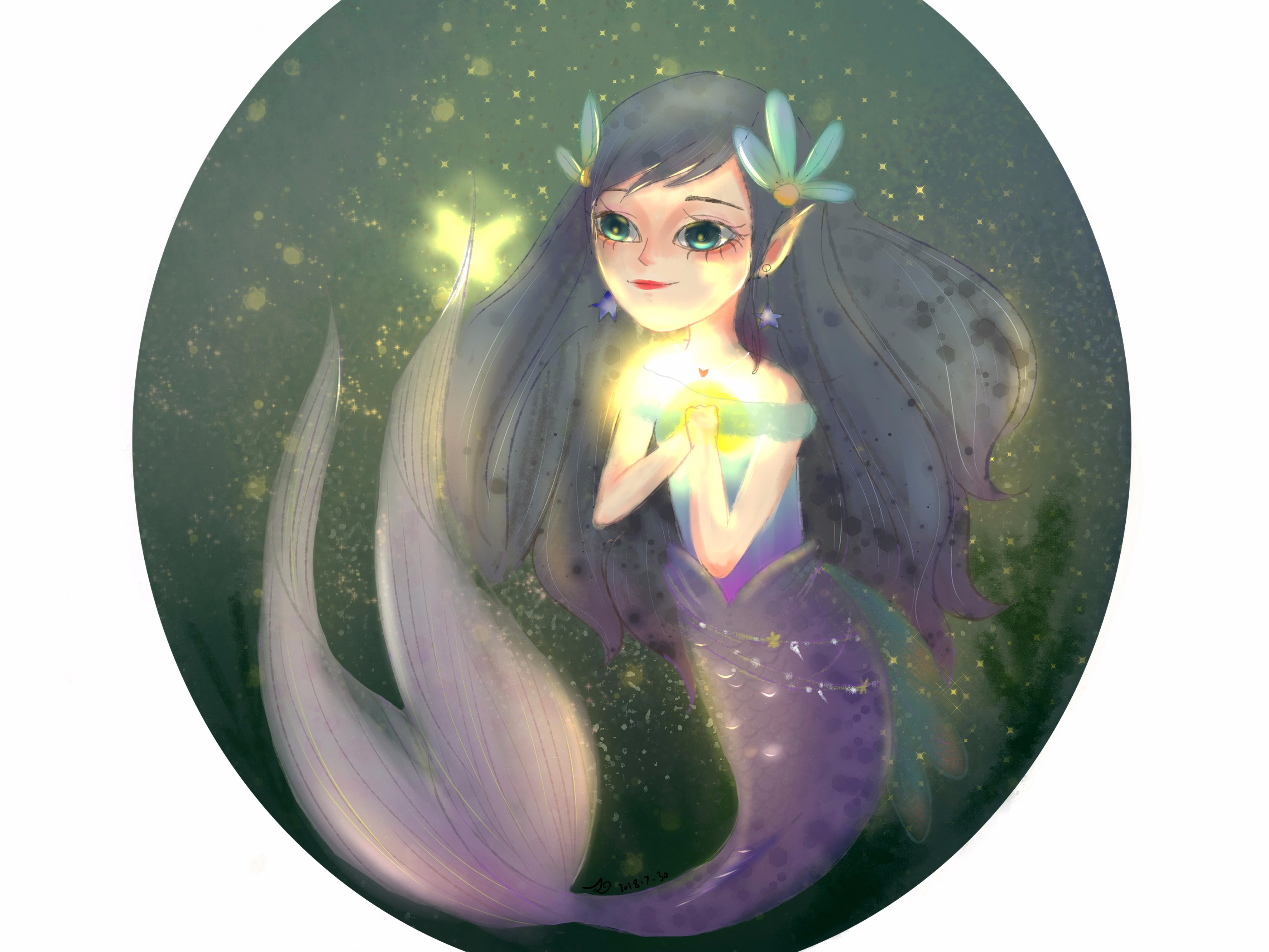 美人鱼_芋头鱼-站酷ZCOOL