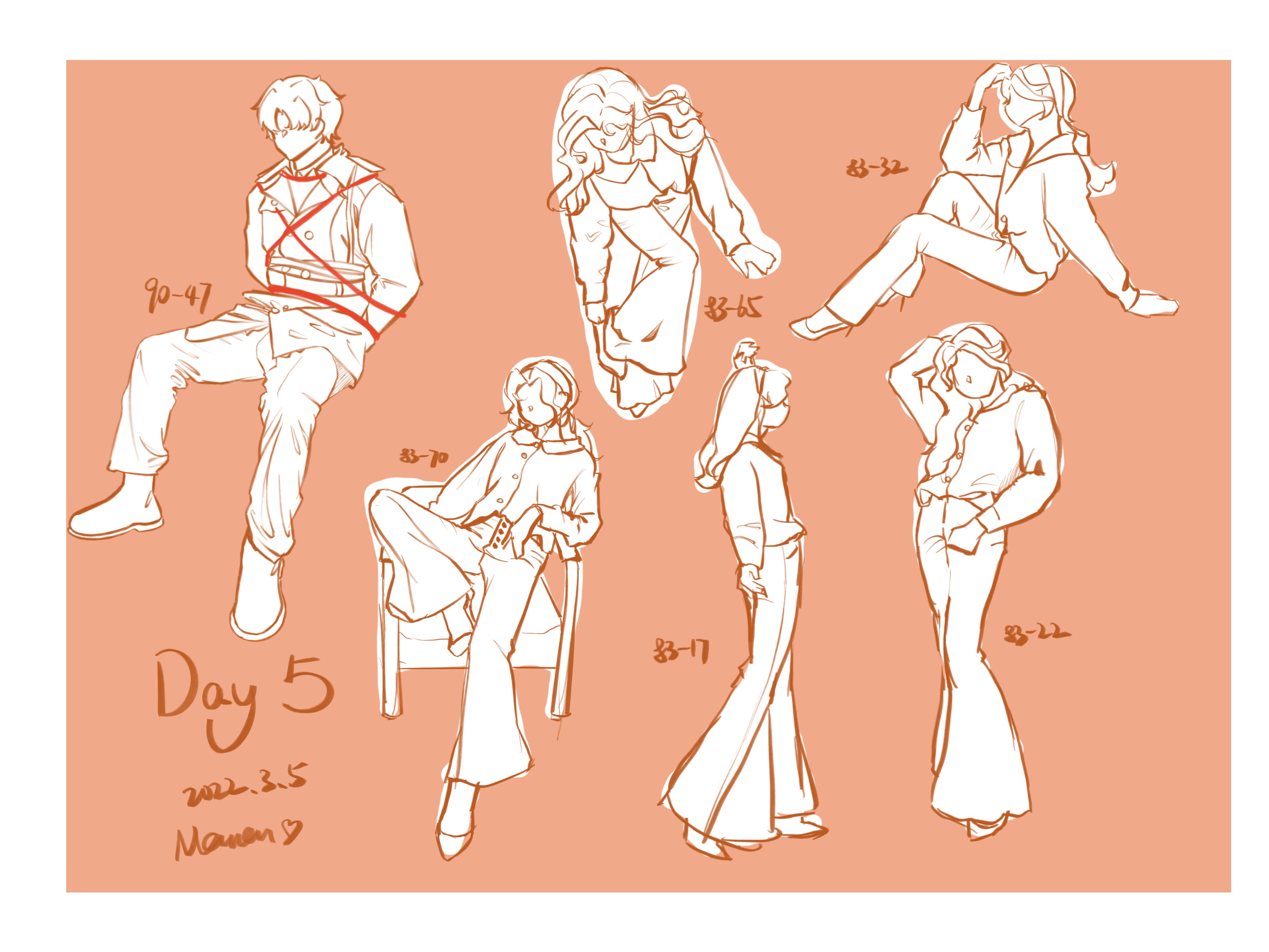 #速写60天挑战赛#Day5@速写班长_林南安lin-站酷ZCOOL