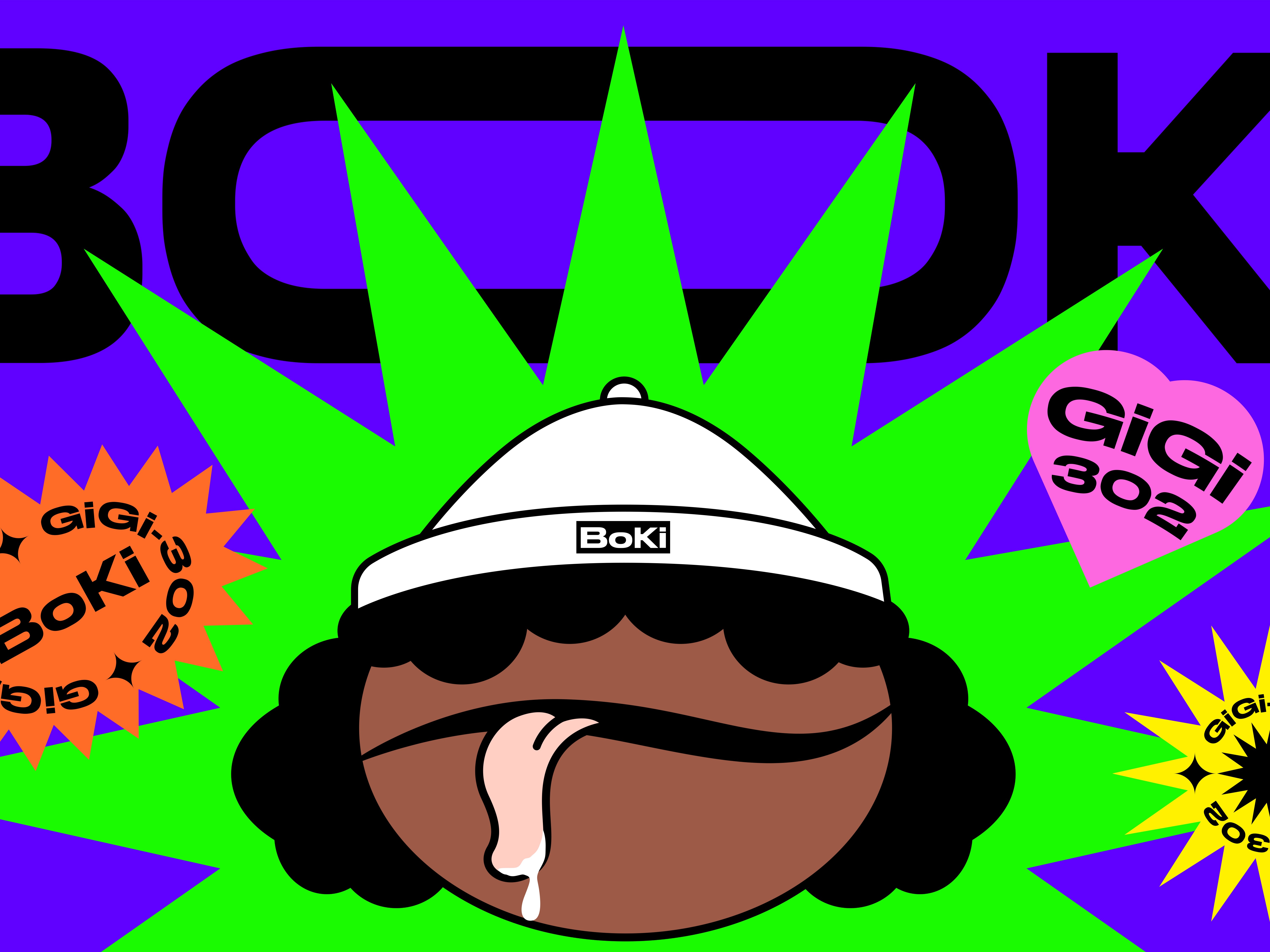 我们新出Boki烛炸头 IP形象设计_晴籽95-站酷ZCOOL