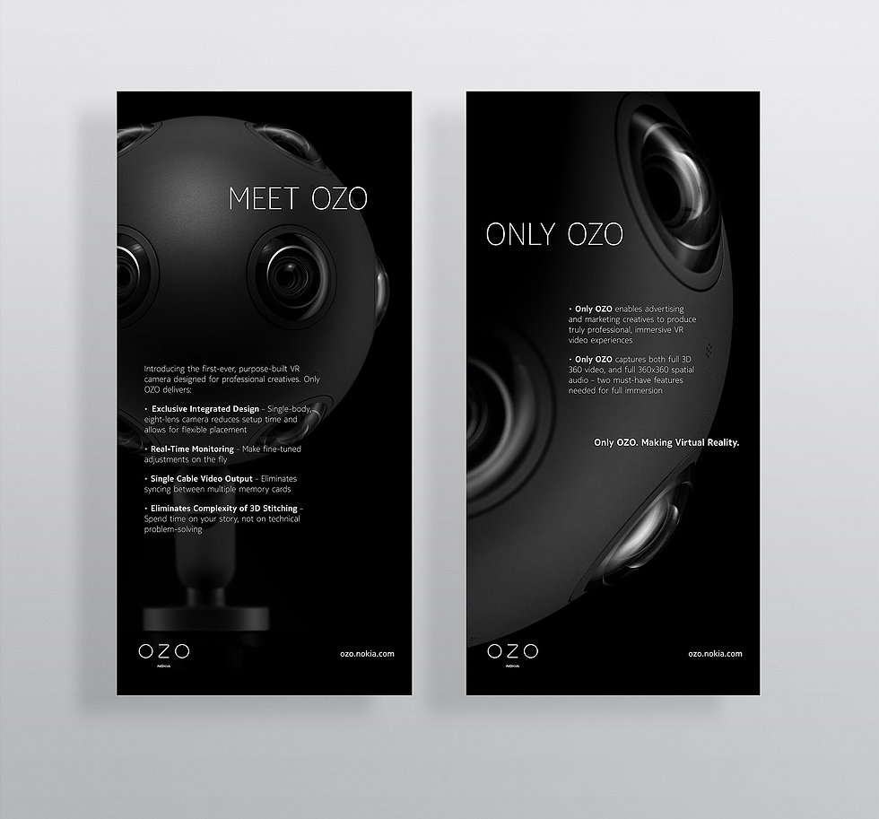 NOKIA／诺基亚OZO 威尼斯广告节视觉设计_像往文化-站酷ZCOOL