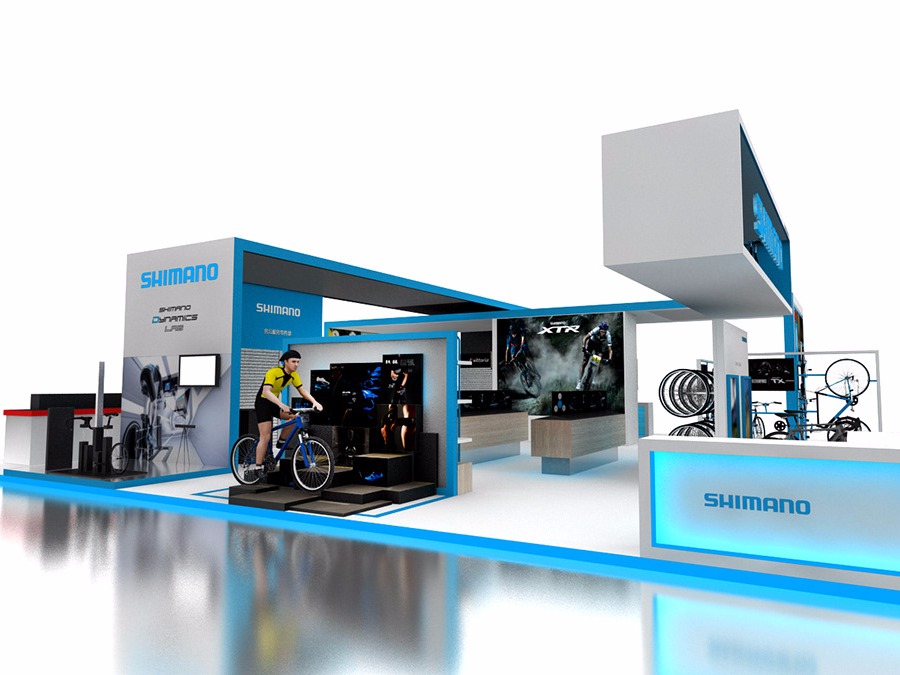 shimano stand design_HiveFundesign-站酷ZCOOL