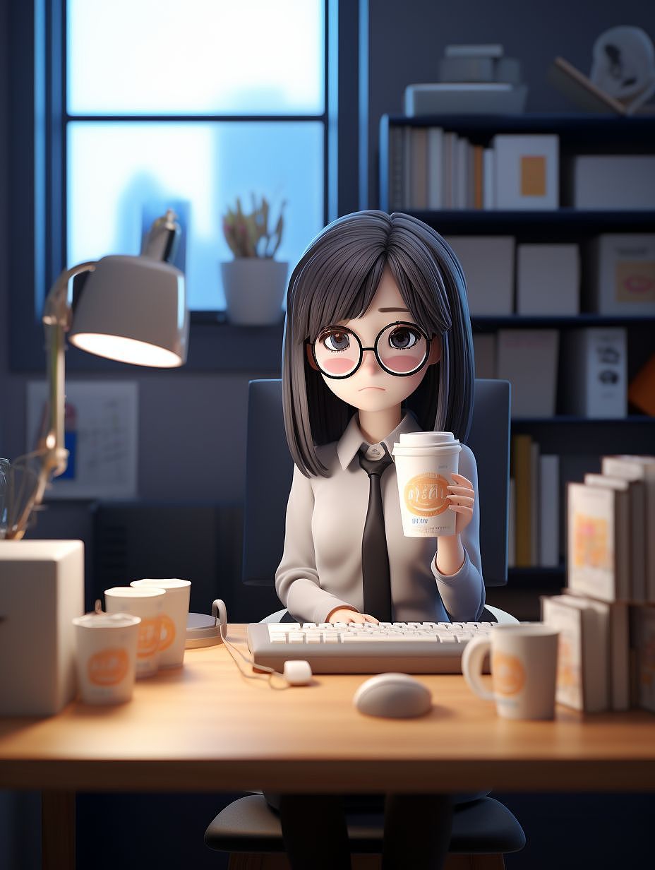 上班族女生_ALiYaW-站酷ZCOOL