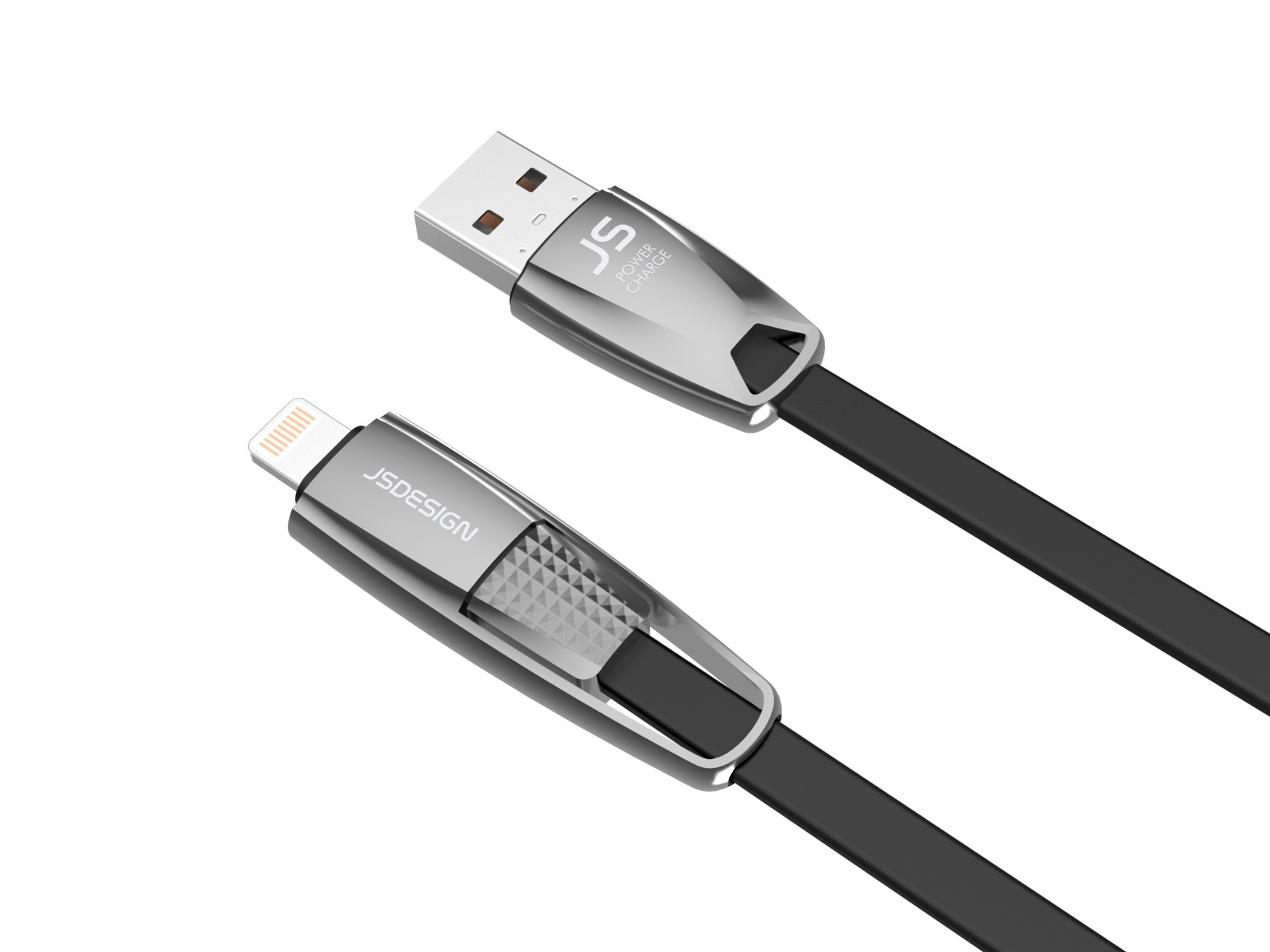 2in1锌合金传输充电线_jackchiang-站酷ZCOOL