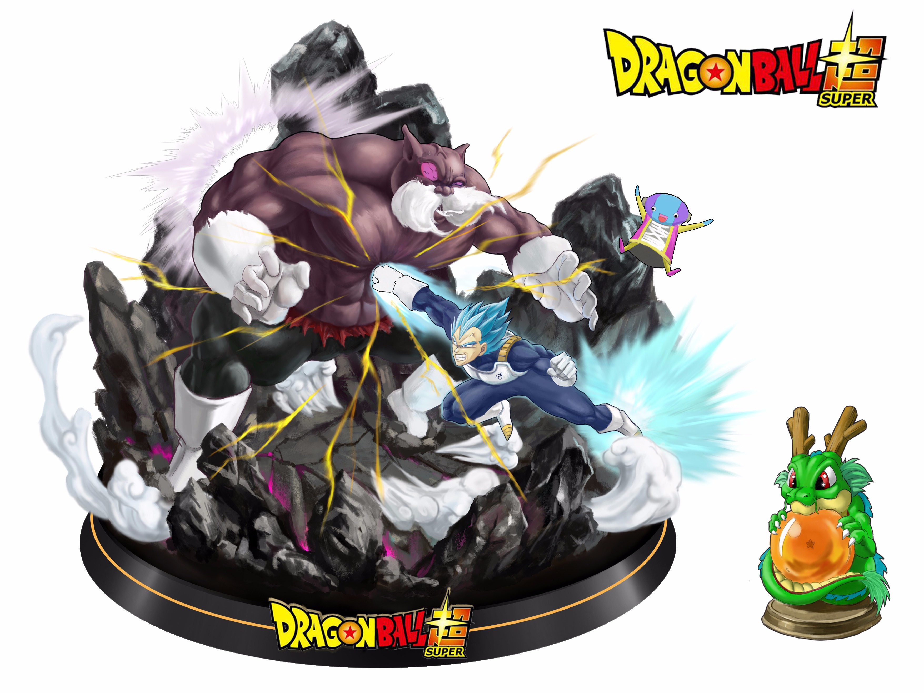 七龙珠手办设计——贝吉塔vs托破_师兄超人-站酷ZCOOL