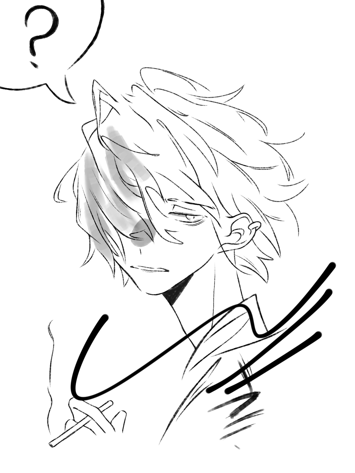 线稿_MNBM-站酷ZCOOL