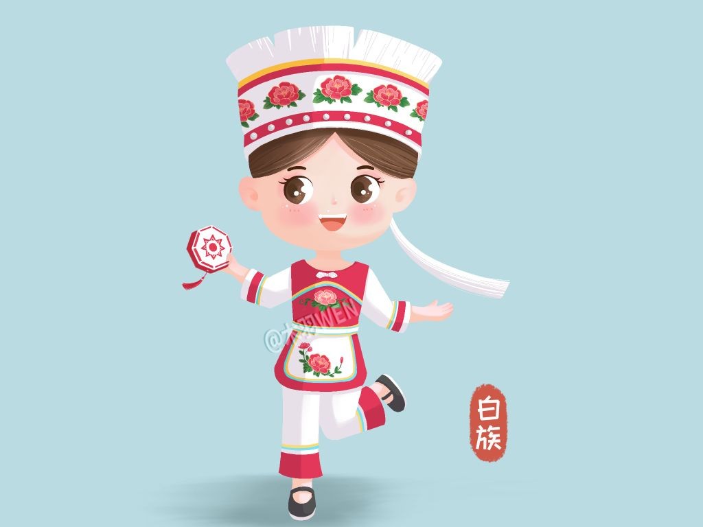 Q版民族系列_木羽WEN-站酷ZCOOL