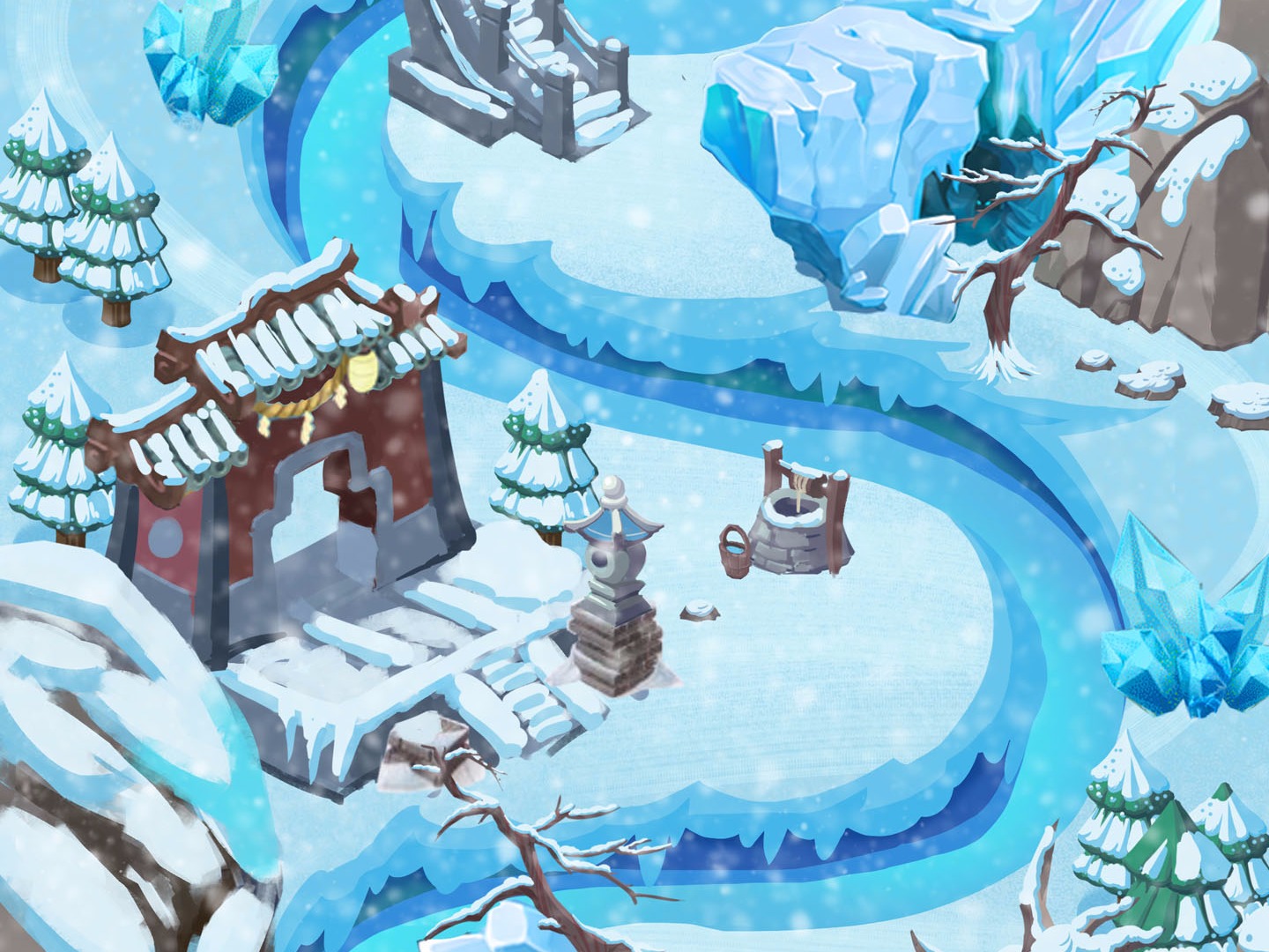 手游场景_咕噜牛DZF-站酷ZCOOL