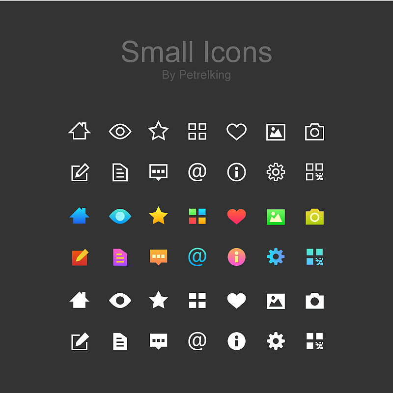 APP设计用过的小icon_petrelking-站酷ZCOOL