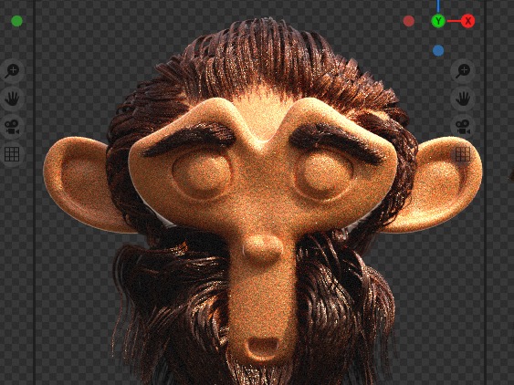 Blender2.8x EV毛发测试_DGCC-站酷ZCOOL