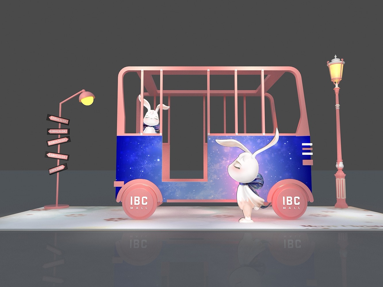 IBC人物IP拍照DP点设计3D效果图_3D设计师NG男-站酷ZCOOL