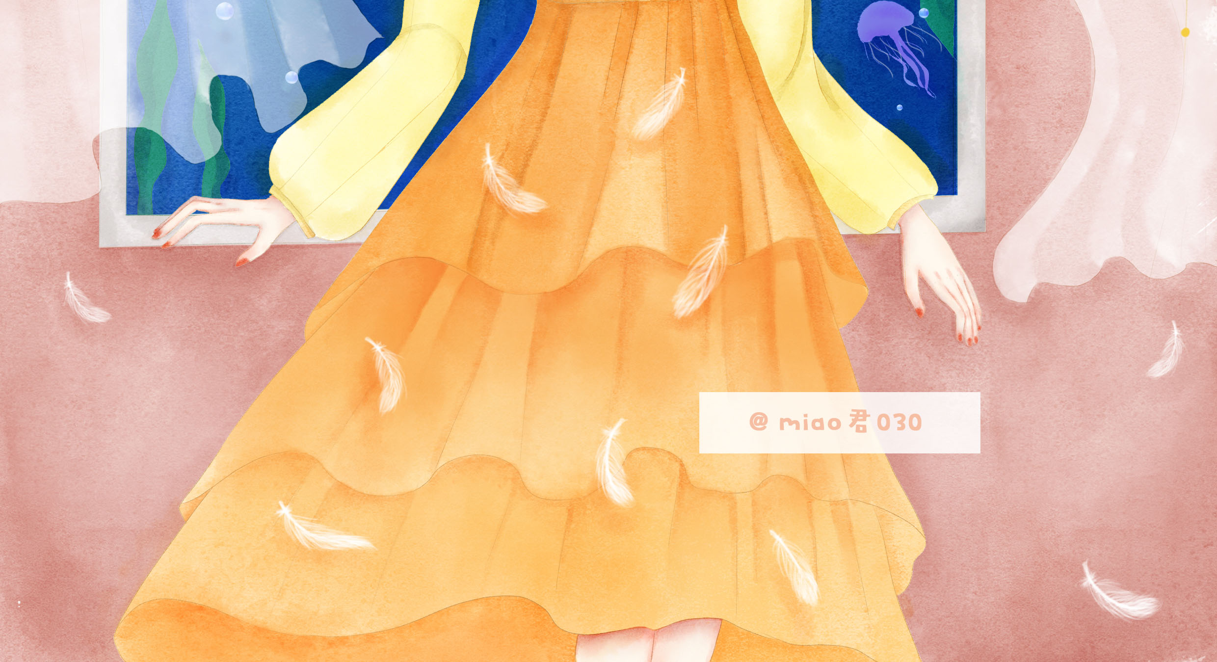 少女与窗_Miao君030-站酷ZCOOL