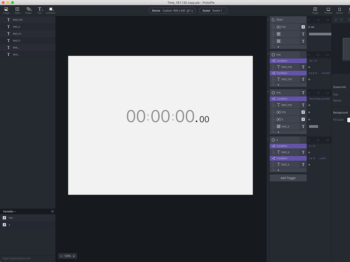 ProtoPie模拟计时效果_wendao6-站酷ZCOOL