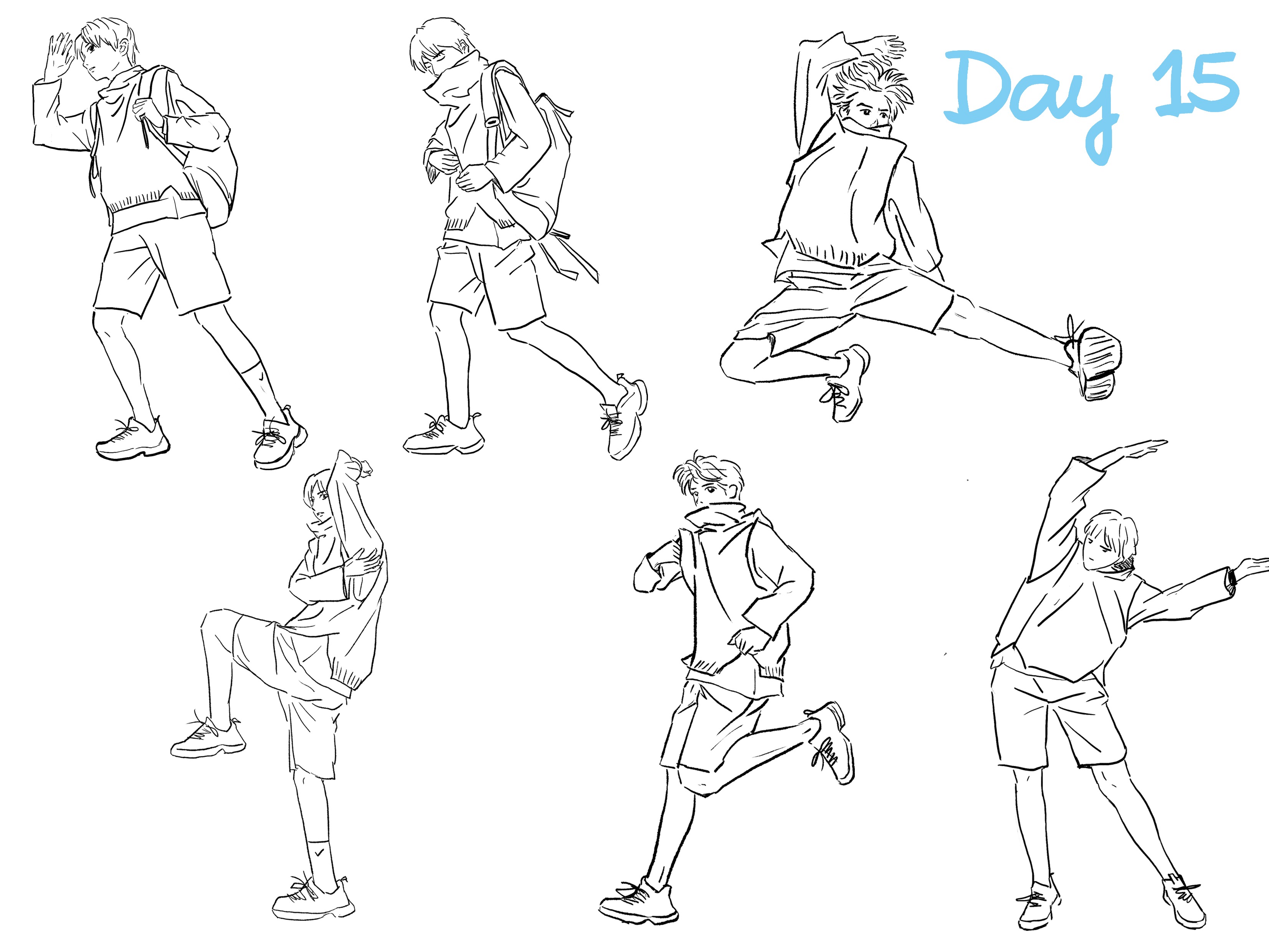 #速写60天挑战赛# day15@速写班长_阿瑟ASIR-站酷ZCOOL