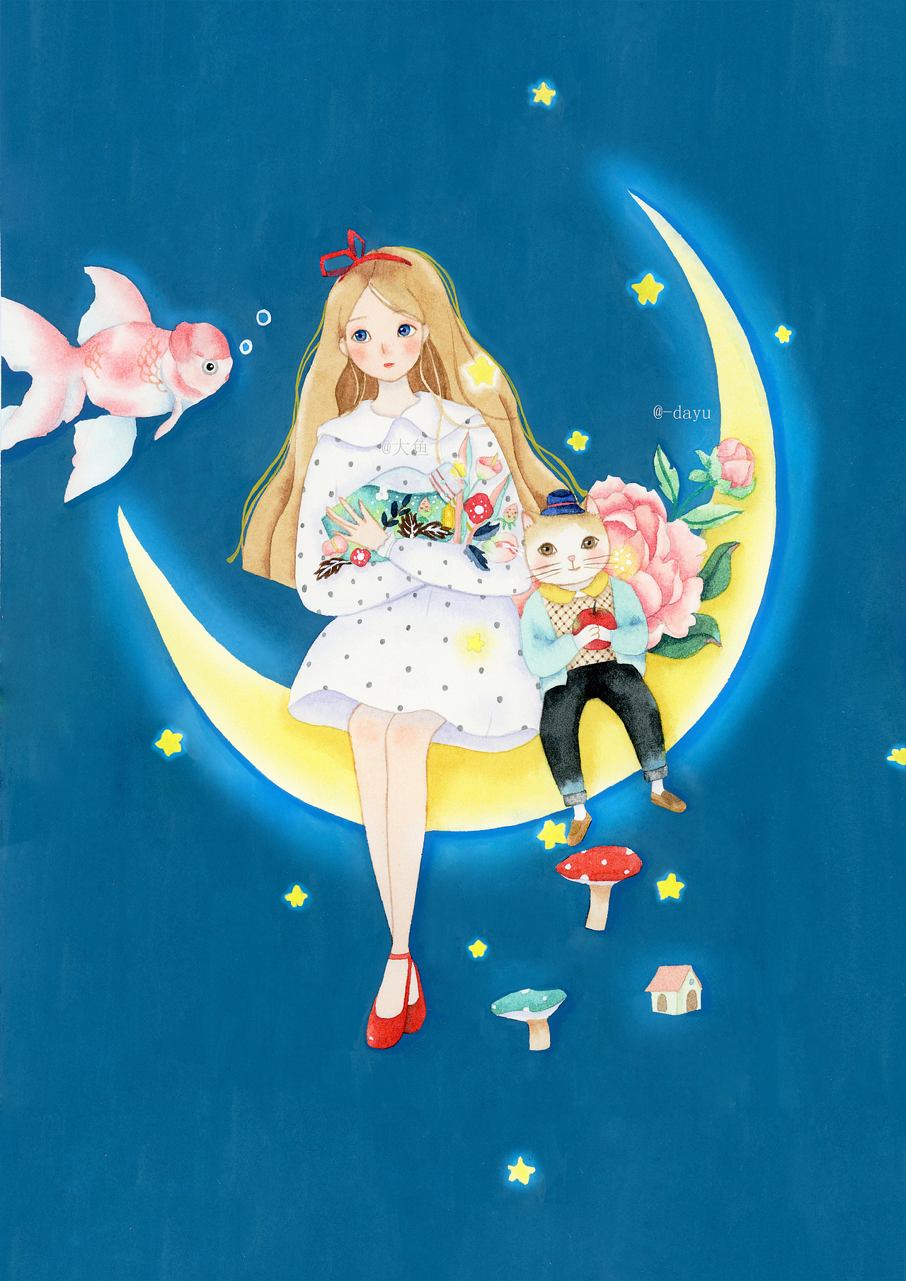 《许下一个小小愿望》_大鱼大鱼dayu-站酷ZCOOL