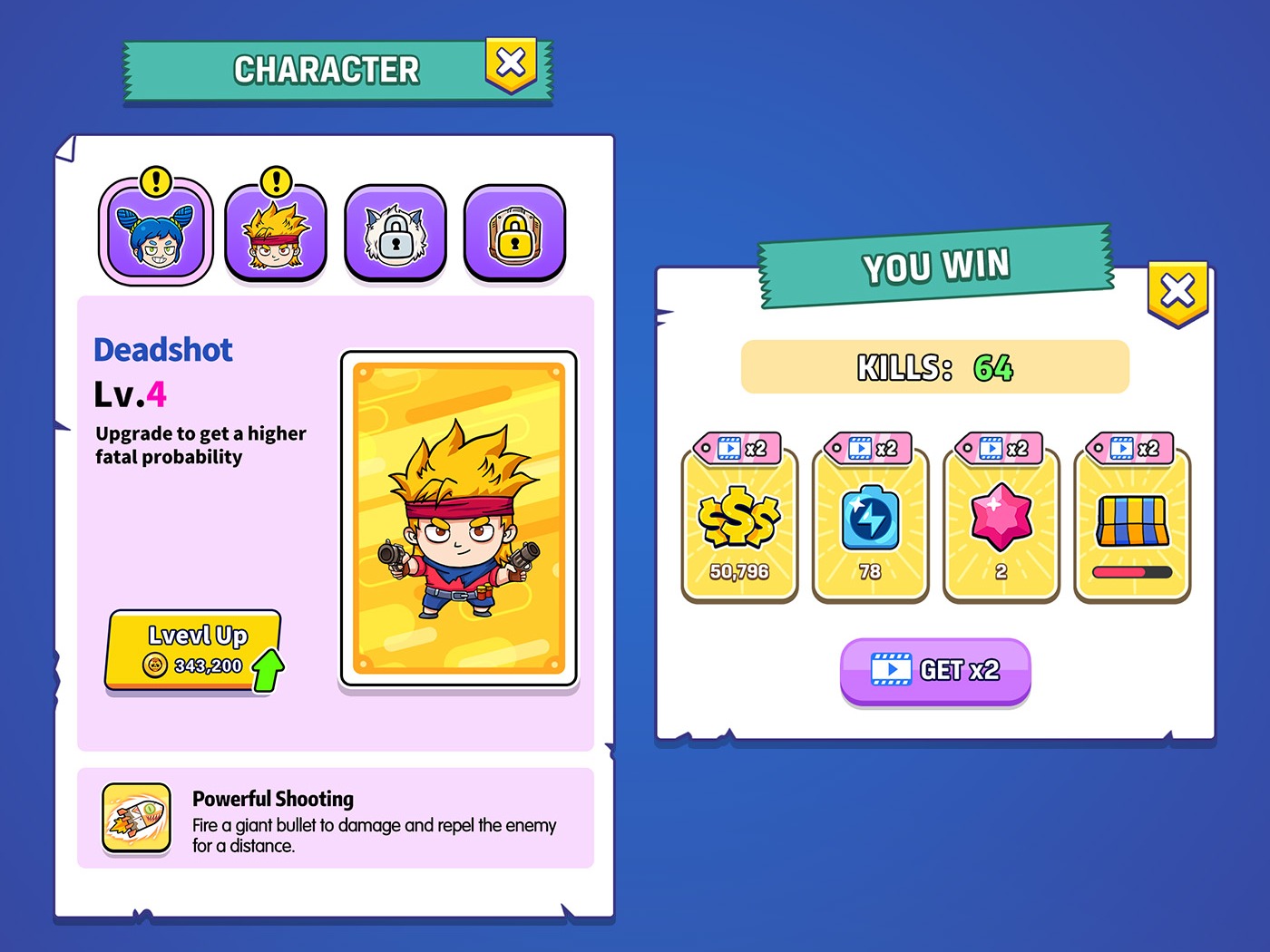 僵尸小游戏ui POCKET ZOMBIE UI_rain回3回-站酷ZCOOL