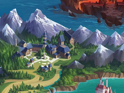 game map illustration_TopCats-站酷ZCOOL