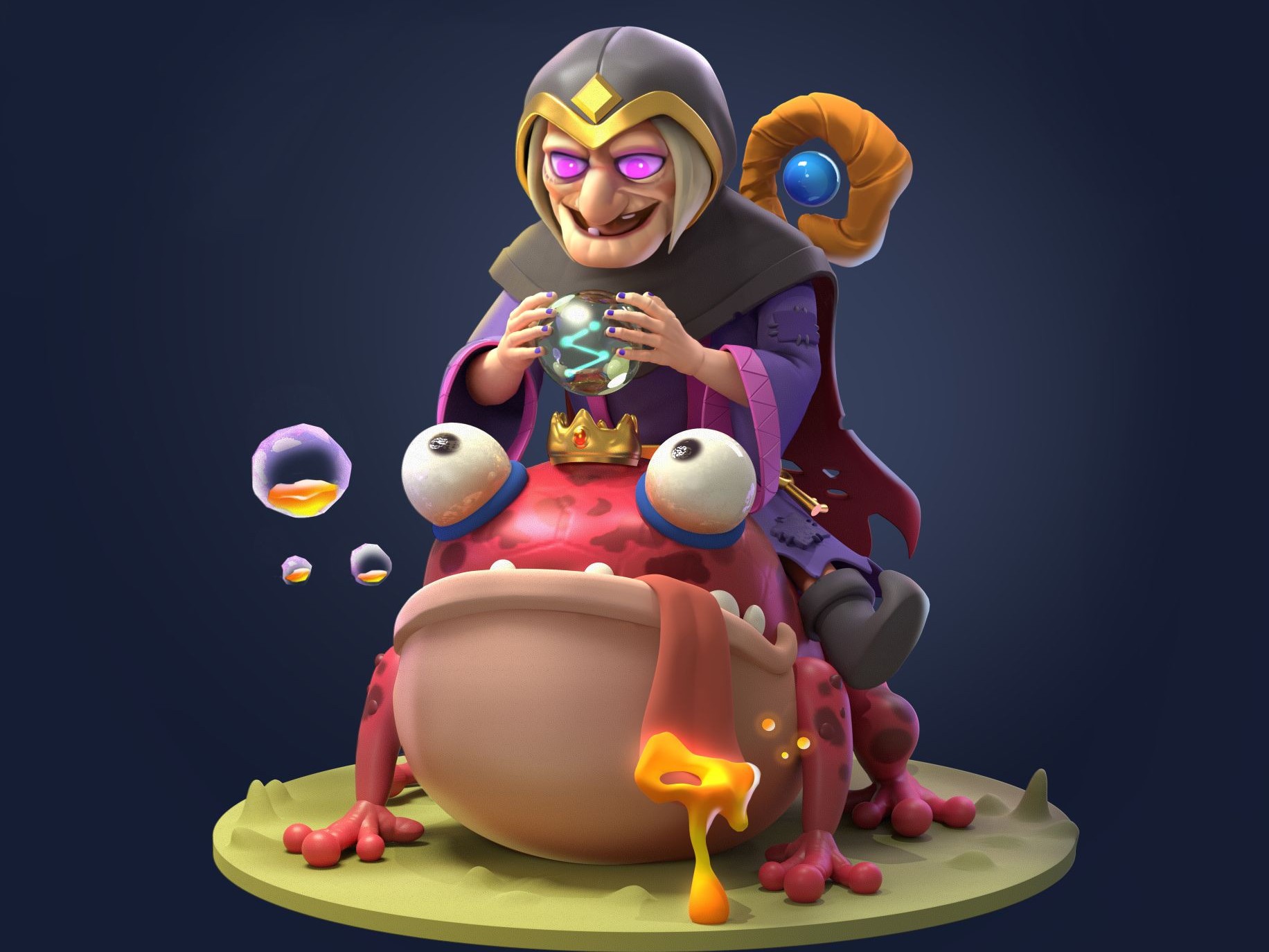 巫婆BOSS_五亿软妹儿的梦-站酷ZCOOL