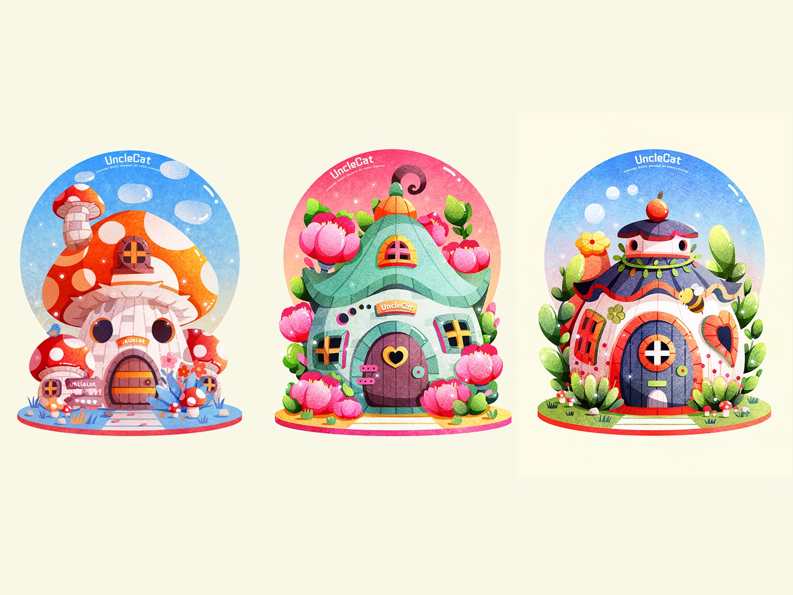 合集 | 小场景【九月篇】上_猫叔UncleCat-站酷ZCOOL