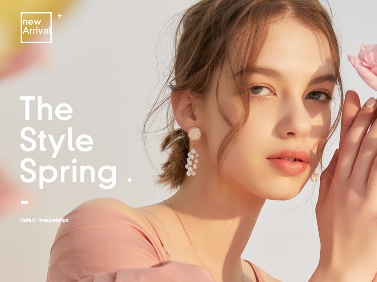 天猫耳环饰品淘抢购主题团minisite页面_番茄土豆派-站酷ZCOOL